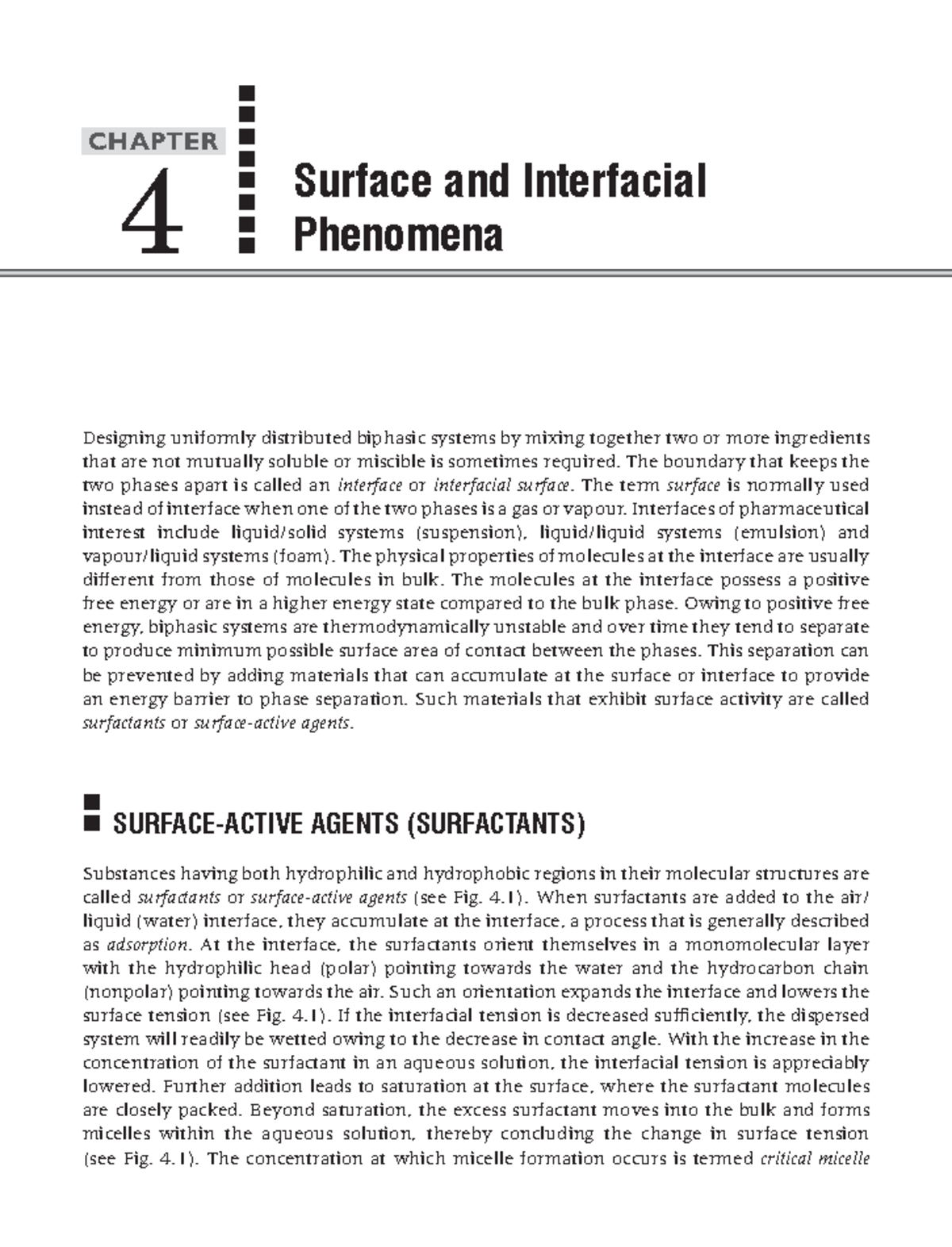 Surface&Interface Phenomena - Surface and Interfacial Phenomena 4 ...