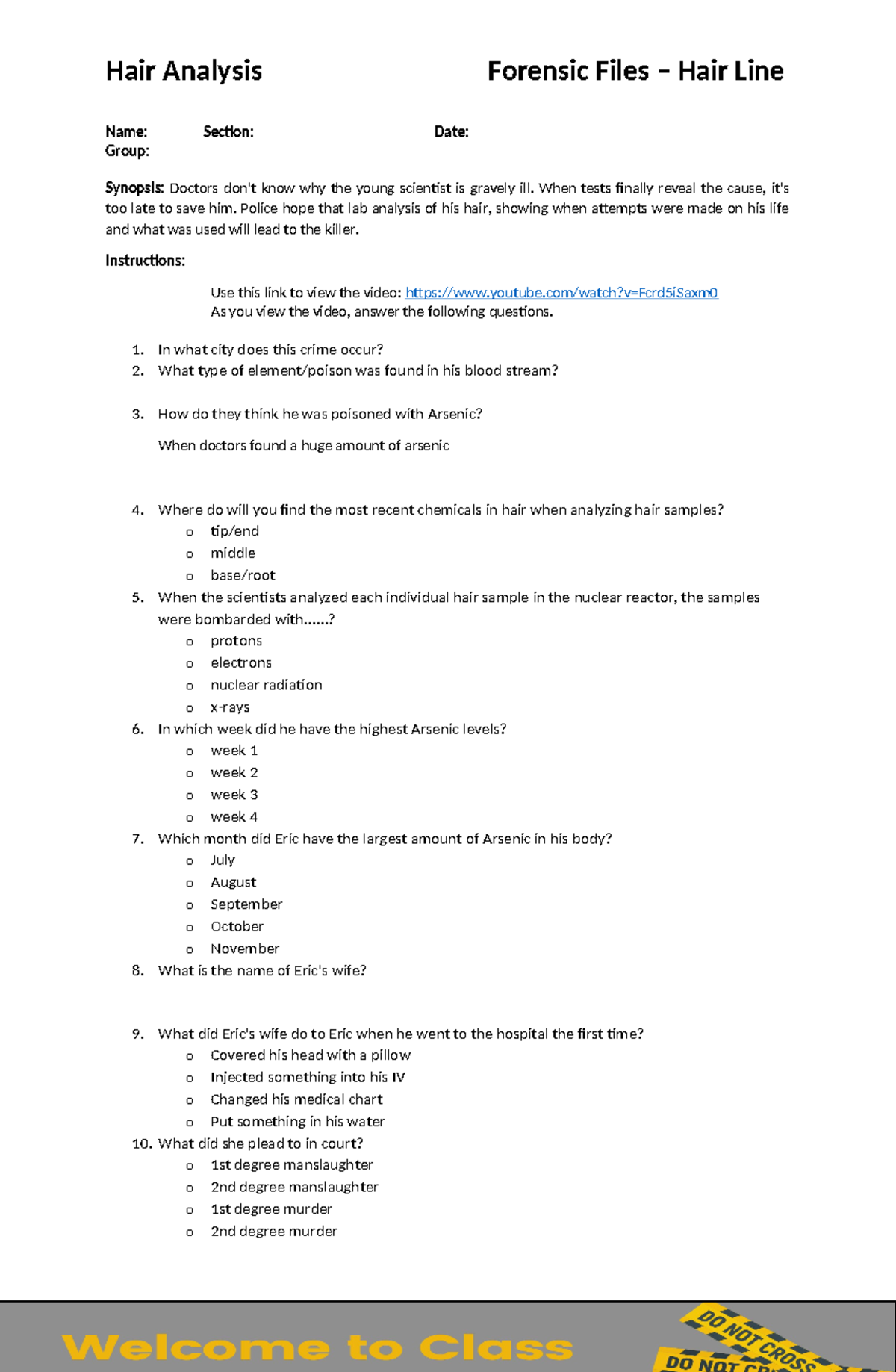 Hair-Analysis (1) - Hair Analysis - Hair Analysis Forensic Files – Hair ...