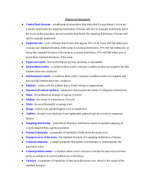 EXAM 1 Study Guide - EXAM 1 Study Guide Outline 1: Research methods ...