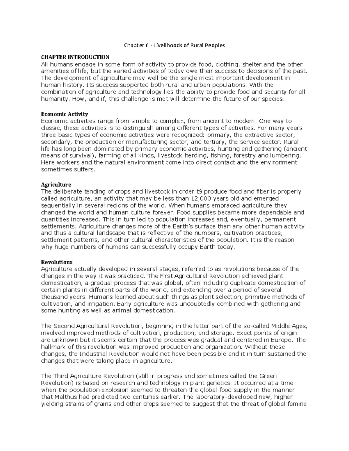 Chapter 6 - Lecture notes 6 - social studies - Studocu