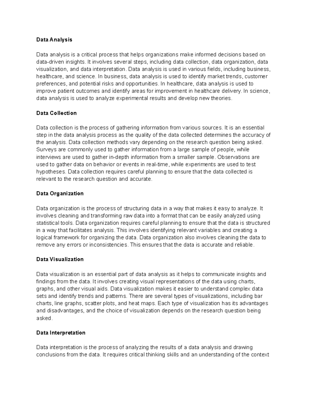 Mathematics for Data and Financial Literacy: Data Information - Data ...