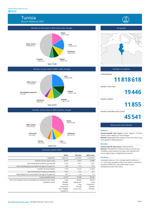 434 libya fact sheets - Libya Source: Globocan 2020 Summary statistic ...