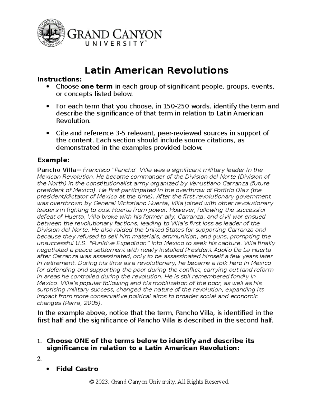 HIS 386 RS T6 Latin American Revolutions - Latin American Revolutions ...