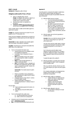 Natural- Obligations - Lecture notes 1 - NATURAL OBLIGATIONS Definition ...