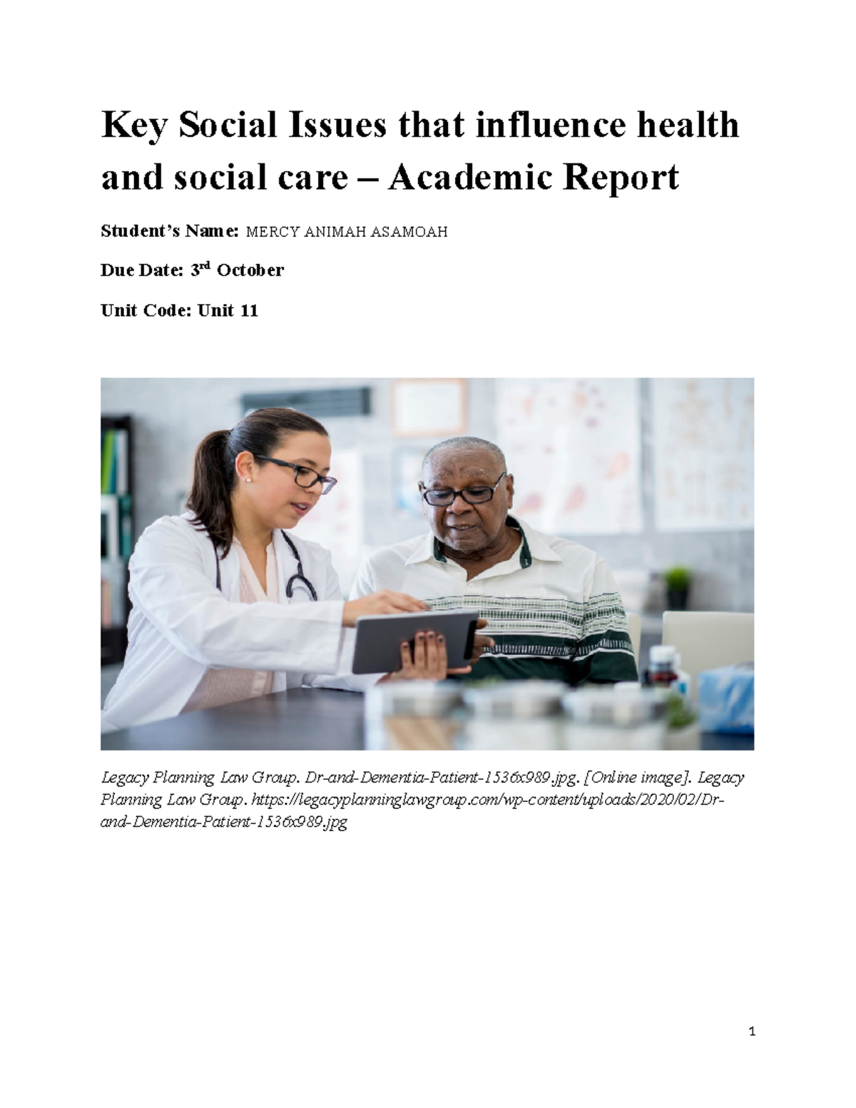 Key Social Issues that influence health and social care - Dr-and ...