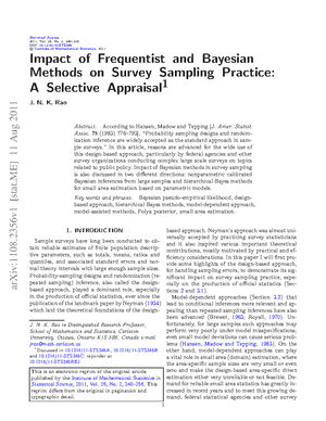 532notes bayes - Bayesian analysis in finite-population models ∗ Ryan ...