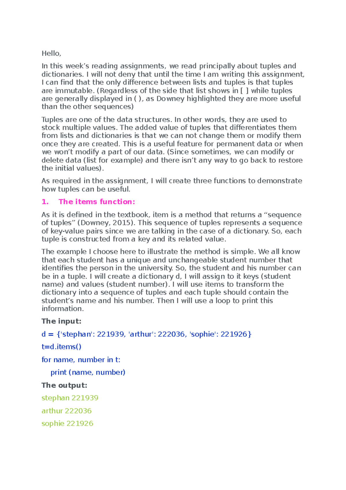 Discussion Forum Unit 7 - Hello, In this week’s reading assignments, we ...