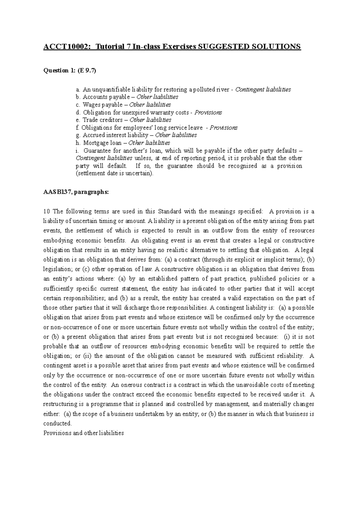 ACCT10002+Tutorial+7+In-class+Exercises Solutions - ACCT10002: Tutorial ...