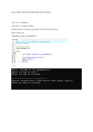 Csc339-final-report compress - CSC339 Final Report Practical Training (CSC339) FACULTY OF ...