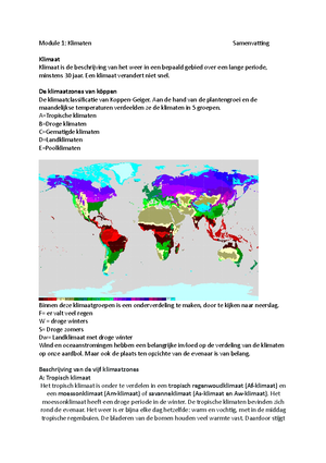 Aardrijkskunde samenvatting - B7 Absolute en relatieve ligging ...