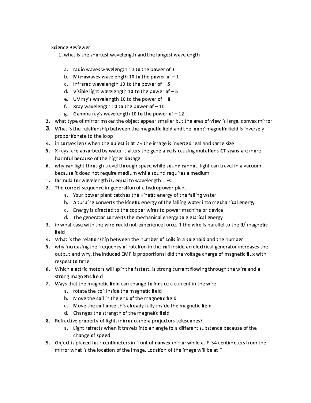 Sci-review-1 - Science reviewer for electromagnetism - Science Reviewer ...