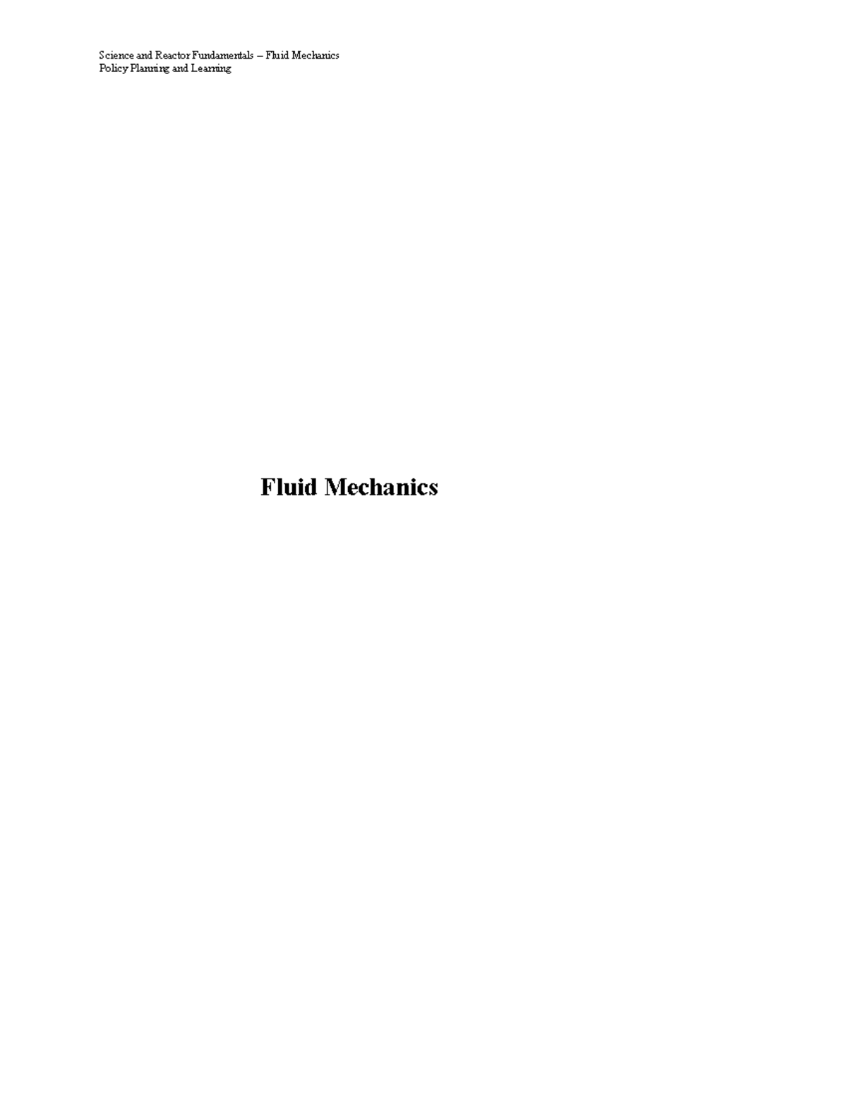 3 Fluid machines book - Science and Reactor Fundamentals ñ Fluid ...