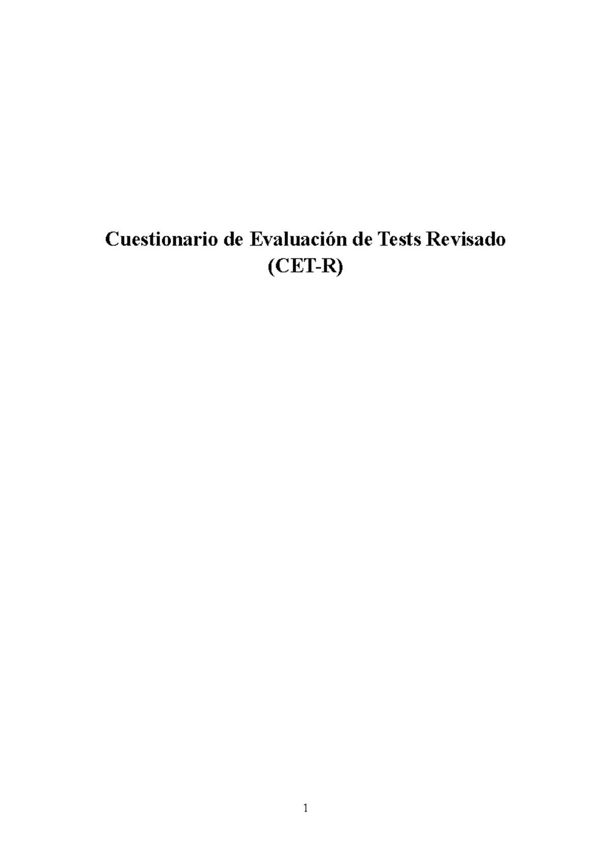 CETR-final - Test correción - Cuestionario de Evaluación de Tests ...