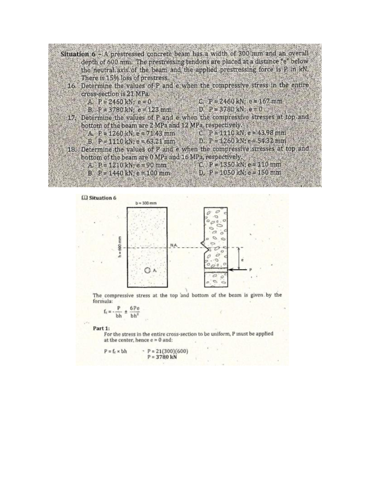 Practice EXAM - Sample computations - Civil engineer - . l - Studocu