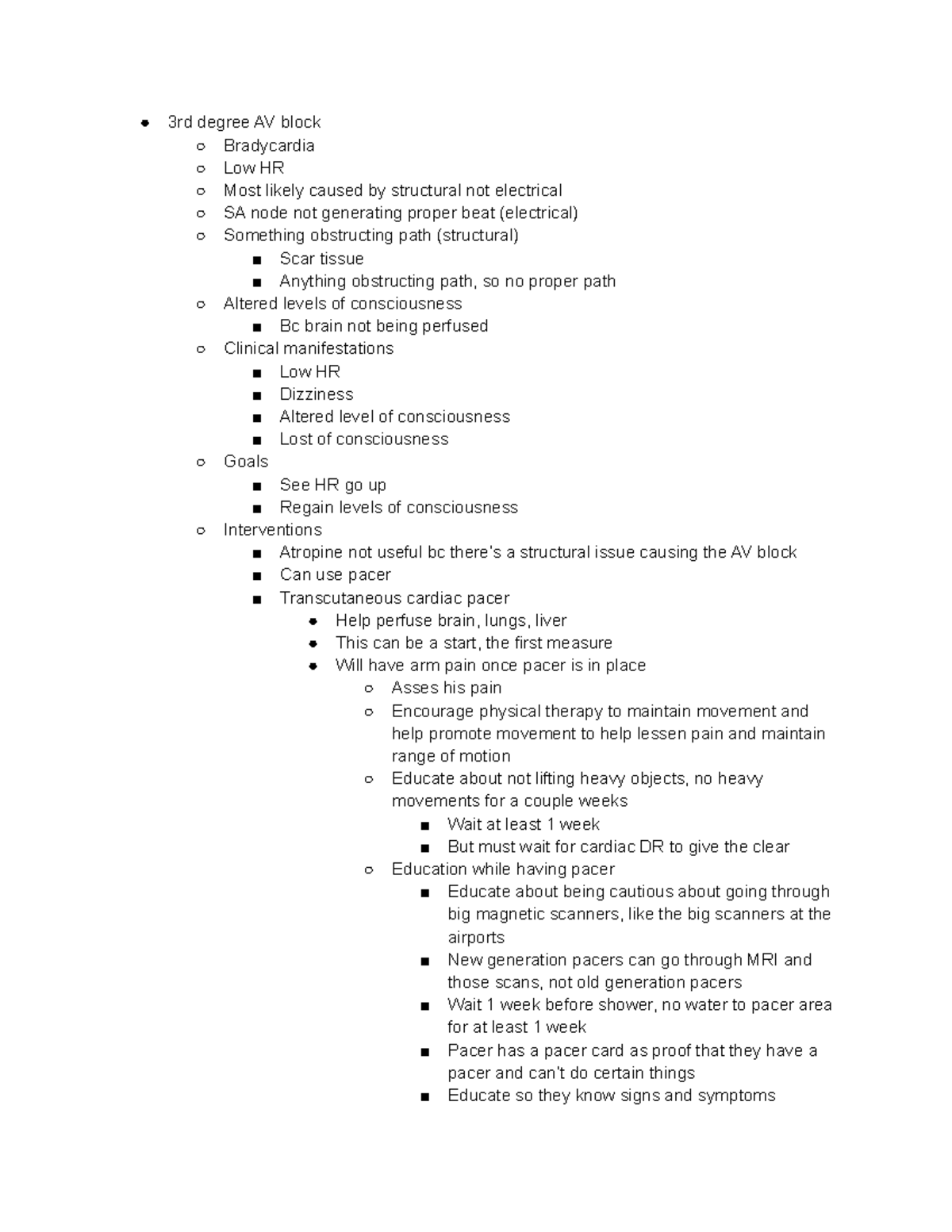 Med Surg 2 5 17 - Lecture notes on cardiac and heart includes how the ...