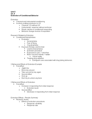 BLP Unit 2 Ch 6 - Katherine Dyer - Ch. 6 Schedules of Reinforcement and ...