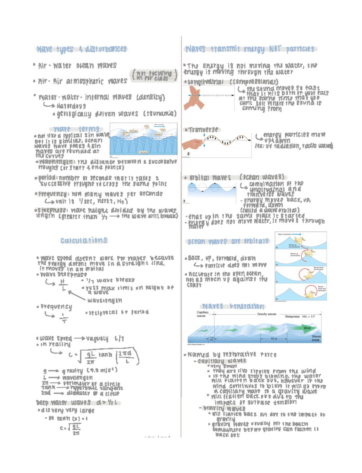 Waves - Dr. Slattery Marine Science - MAR-200 - Studocu
