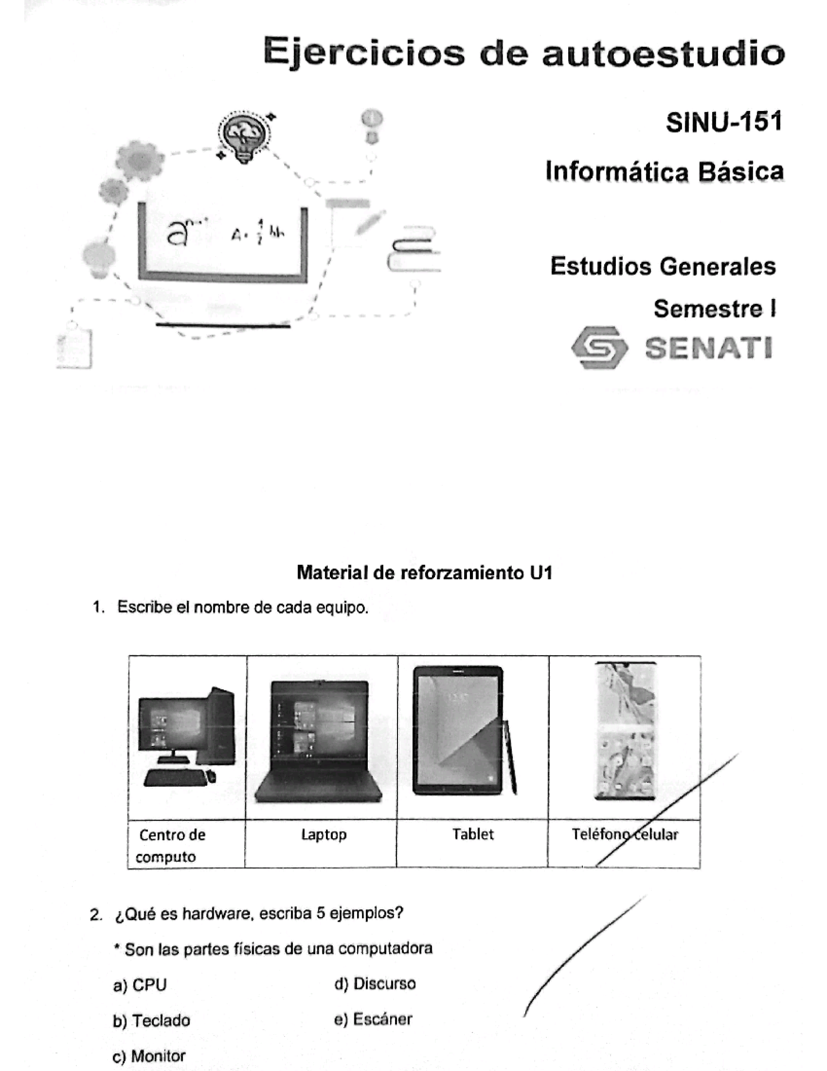 Practica 2 de informatica - Informatica basica - Studocu