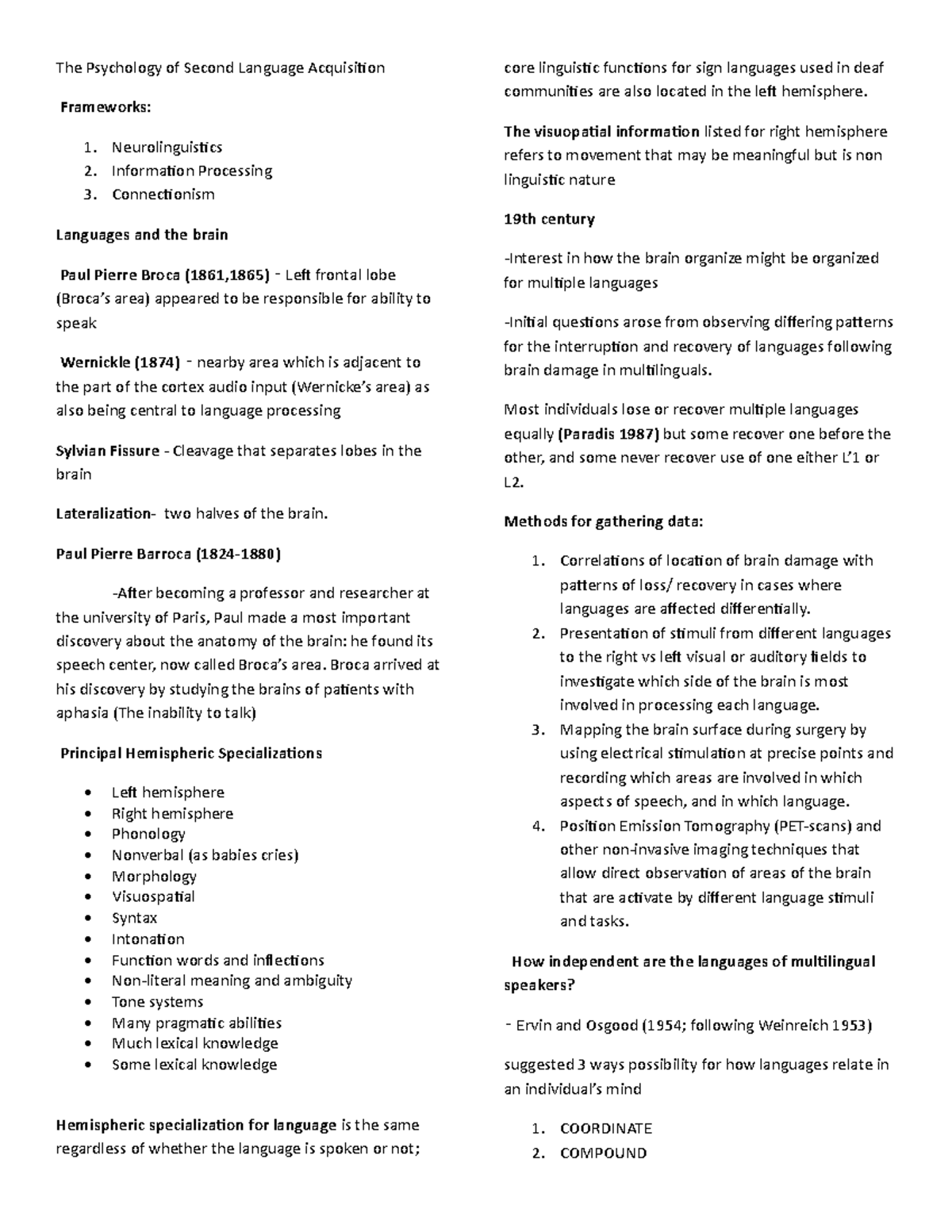 The Psychology of Second Language Acquisition - The Psychology of ...