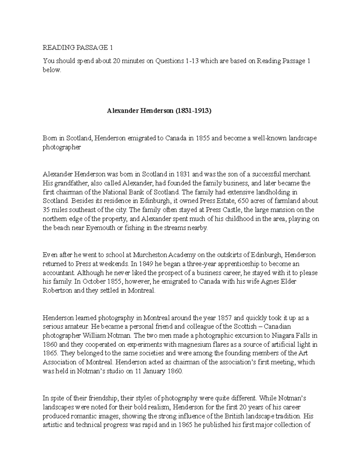 Science and Space - READING PASSAGE 1 You should spend about 20 minutes ...