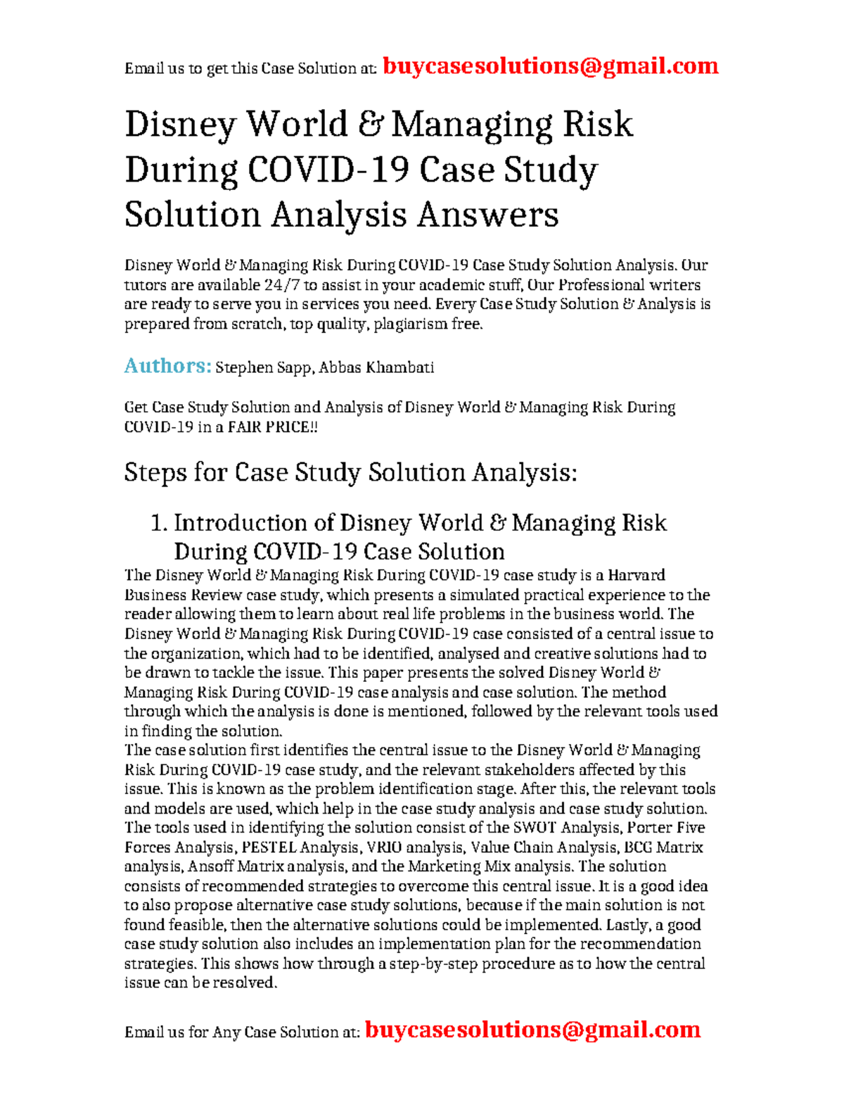 Solution Disney World & Managing Risk During Covid-19 - Disney World ...