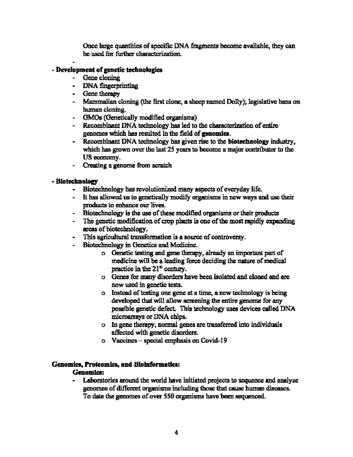 Genetics Study Guide 1 pg4 - ANSC 305 - Studocu