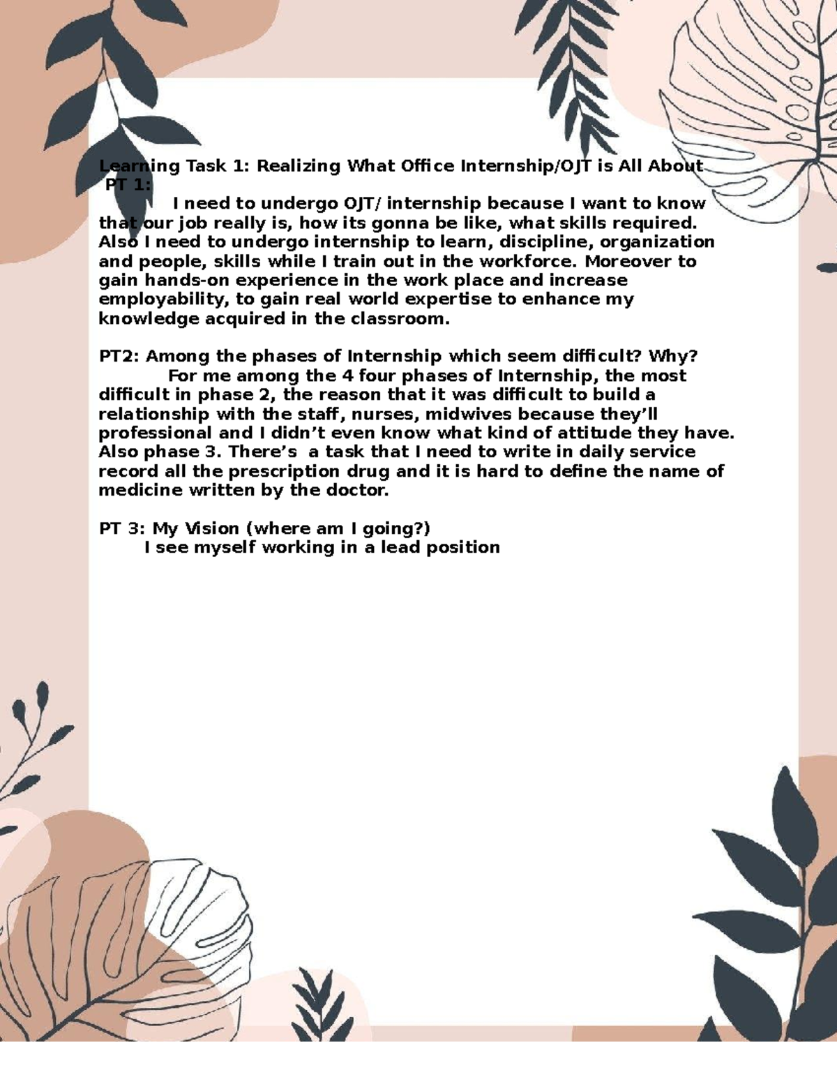 Intership - This is about internship - Learning Task 1: Realizing What ...