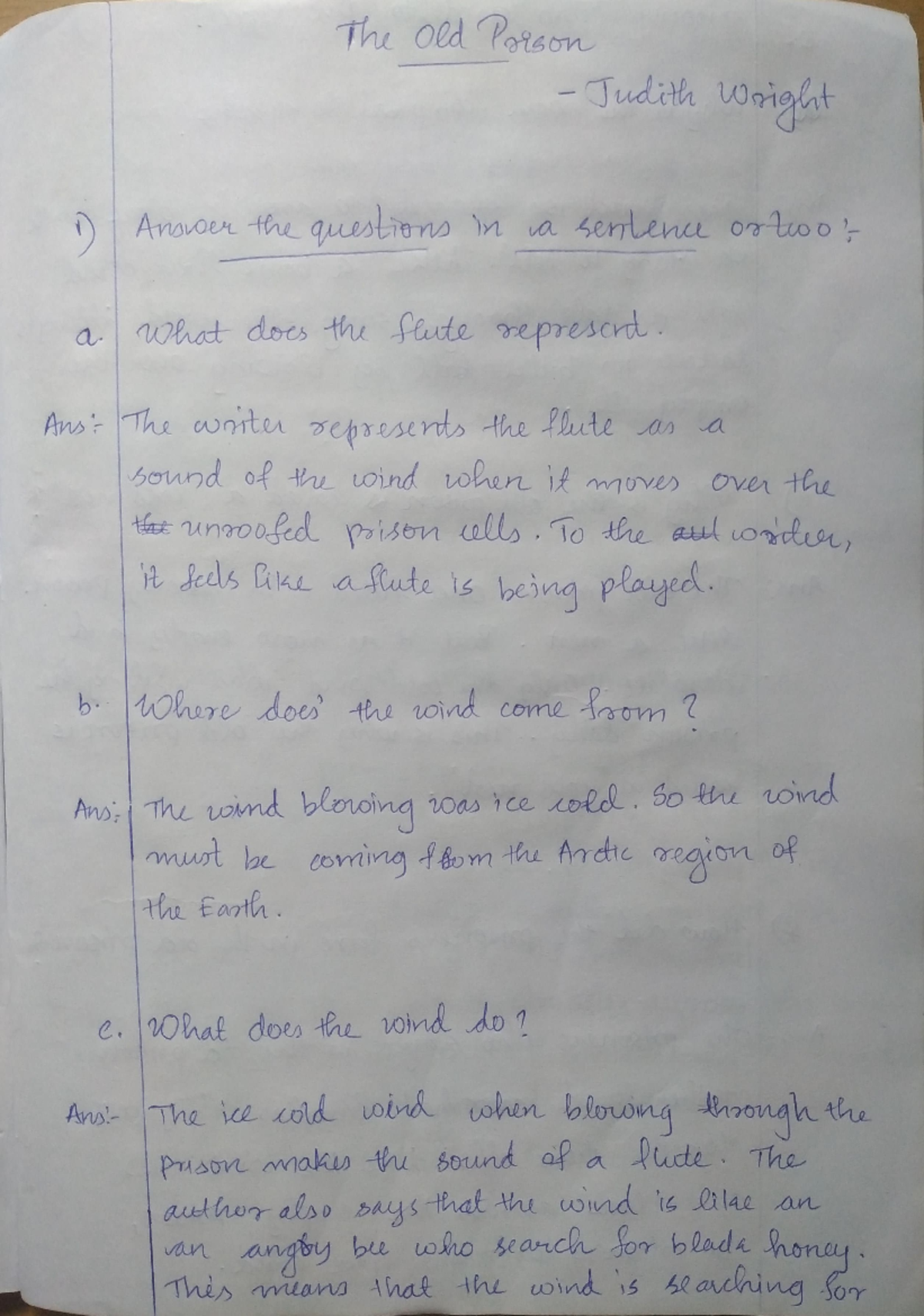 The Old Prison - Notes - ####### The Old Patso Judeth Oriot Arovoe fh ...