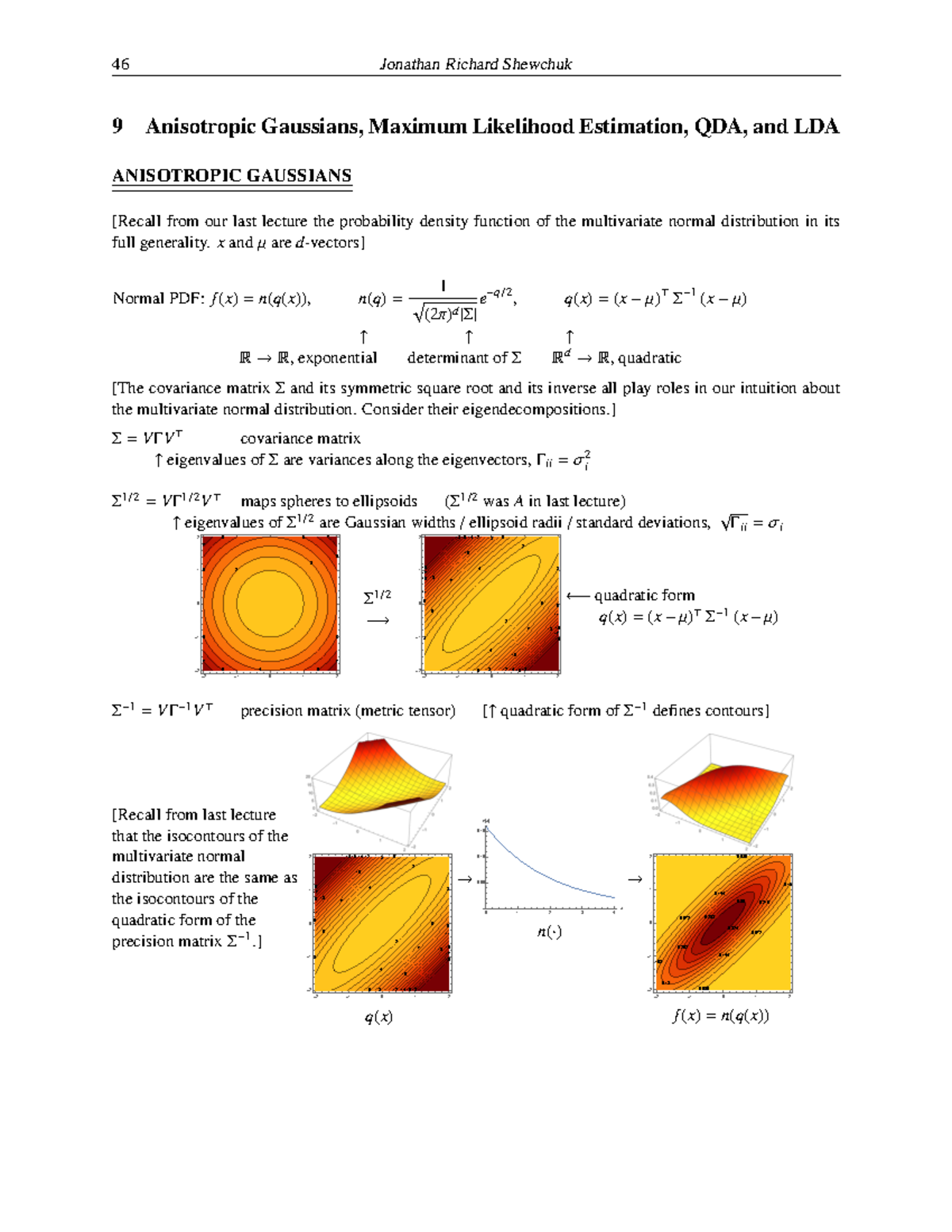 09 - Lecture Notes 189 - 46 Jonathan Richard Shewchuk 9 Anisotropic ...