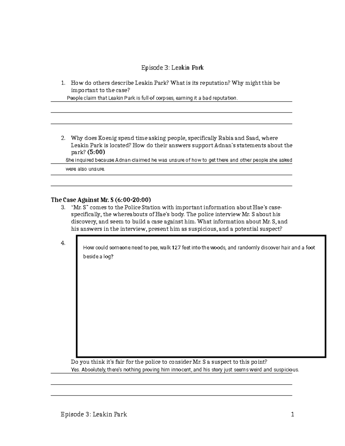 Efe4da5a 6fe8 4e4e b020 9c867921 cef7 - Episode 3: Leakin Park - Studocu