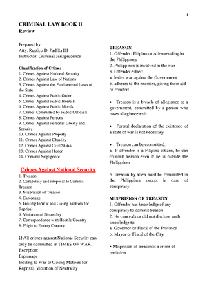 LEA 4- Module - Lecture notes - LEA 4 Law Enforcement Operation and ...