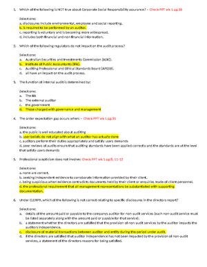 Financial accounting - Week 1: Tutorial Questions and Solutions Chapter ...