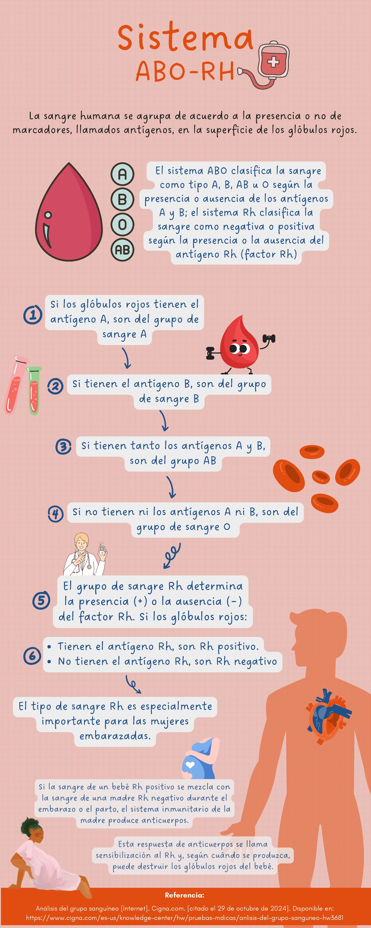 Sistema ABO-RH (Infogragma) - Sistema ABO-RH La sangre humana se agrupa de acuerdo a la ...