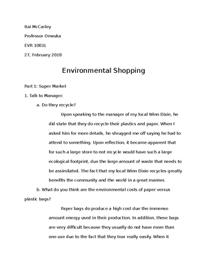 EVR - Final Exam Study Guide - Spring 2023 EVR 1001 Introduction to Environmental Science Final ...