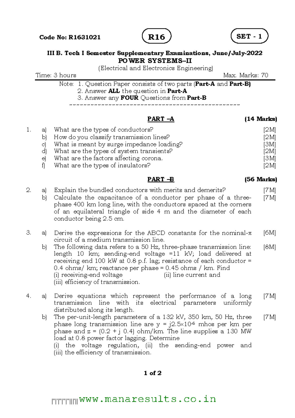 PS-2 2022 Supplymentry Paper - |''|'|''|''|''|||'|| III B. Tech I ...