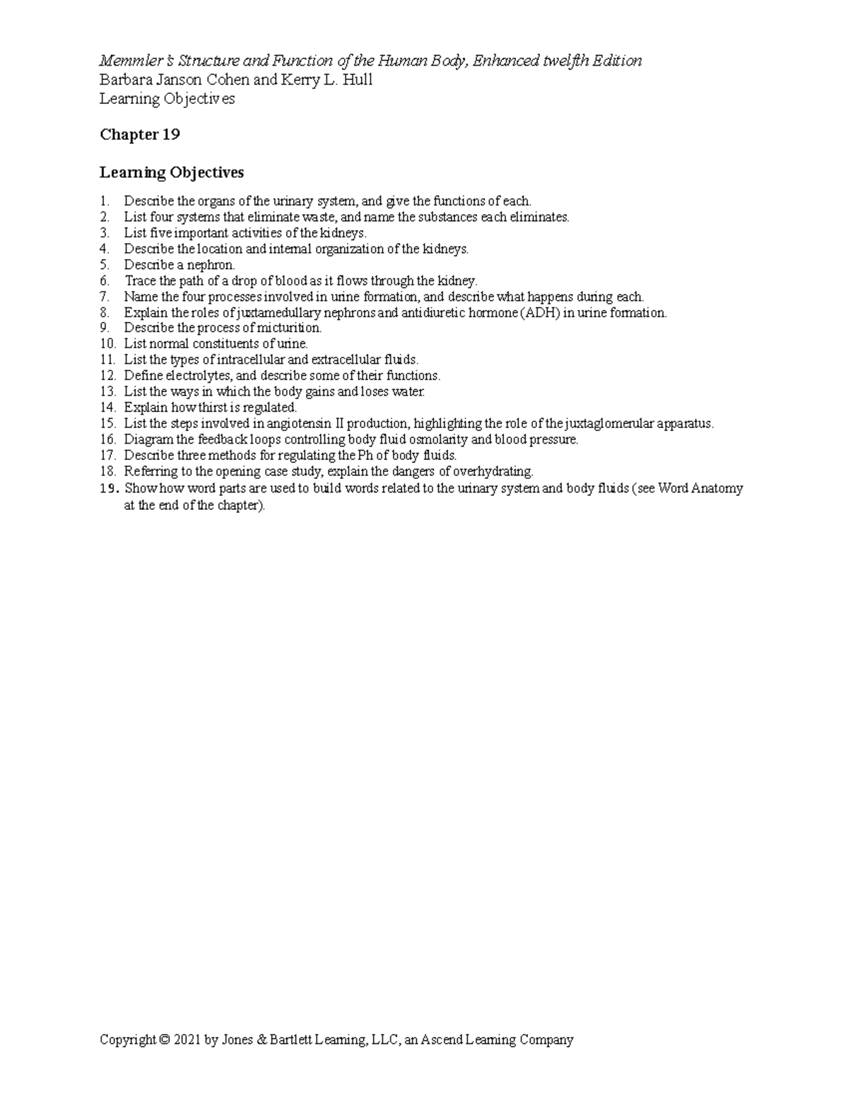 9781284268300 LOBJ CH19 Memmler s Structure And Function Of The Human 9781284268300 LOBJ CH19 Memmler s Structure And Function Of The Human