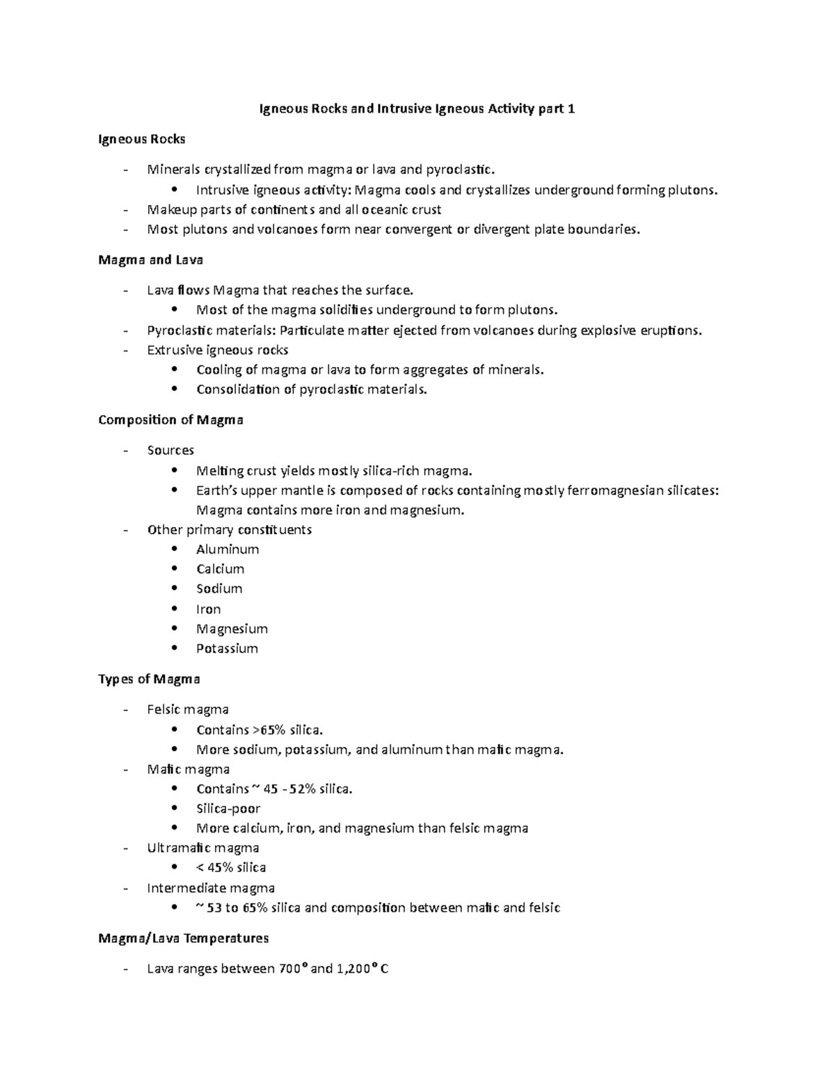 Igneous Rocks and Intrusive Igneous Activity part 1 - Intrusive igneous ...
