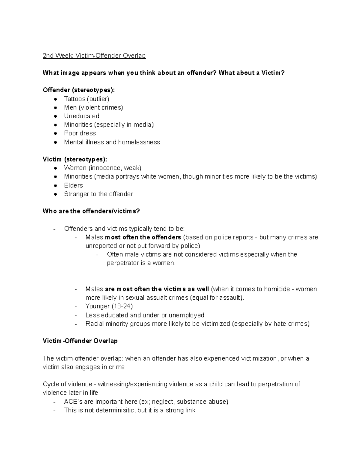 Soc 325 lectures 1-2 - Lecture notes for the second week of classes ...