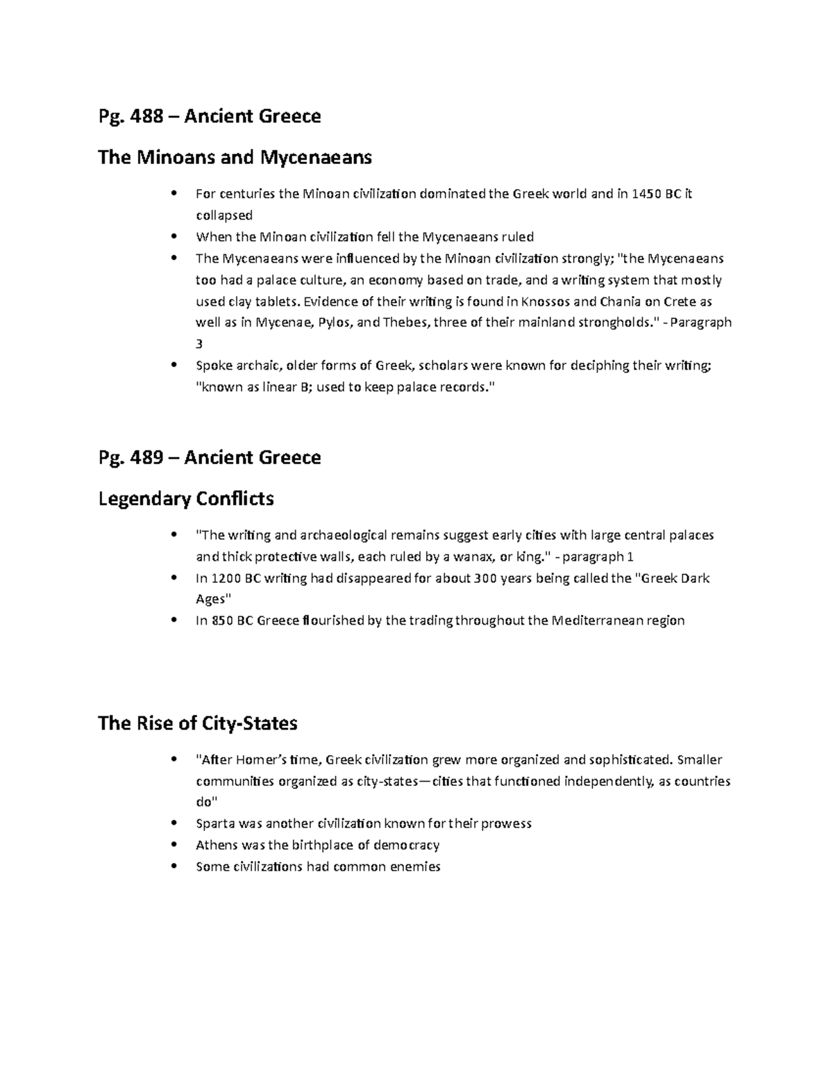 Historical Context- The Odyssey - Pg. 488 – Ancient Greece The Minoans ...