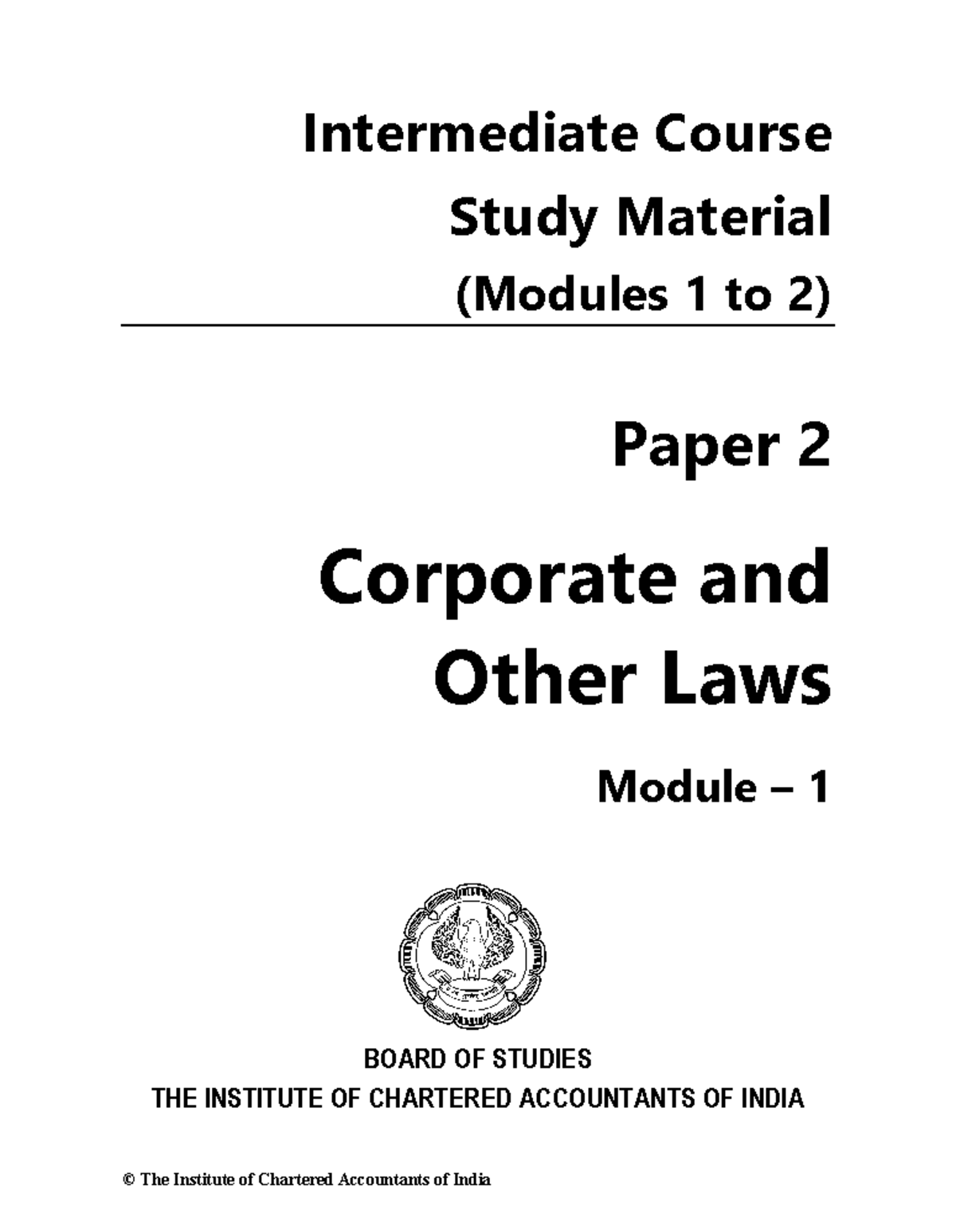 66541 bos53754-p1-ip - Intermediate Course Study Material (Modules 1 to ...