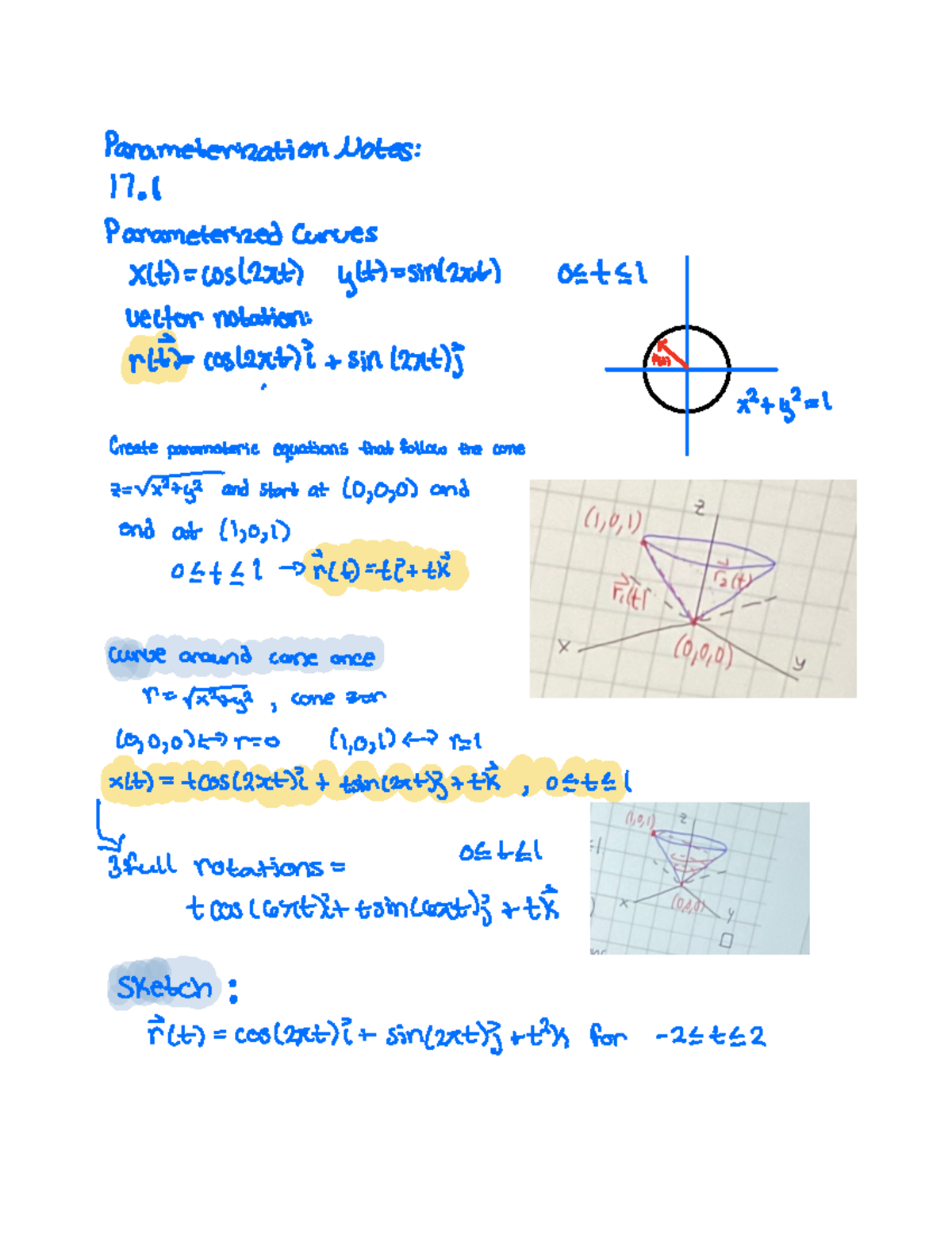 Parameterization Notes - Parameterization Notes 17 1 Parameterized ...