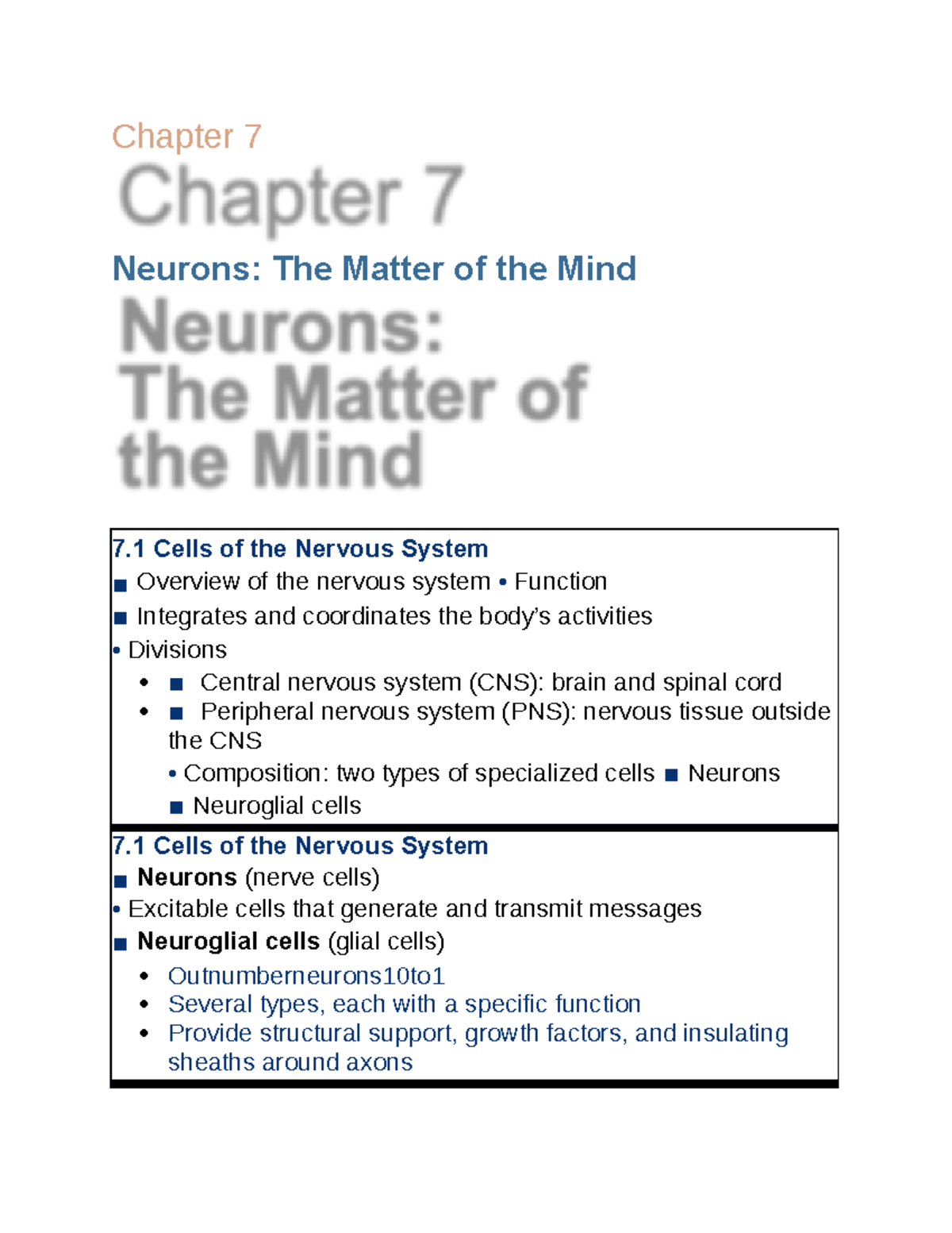 Chapter 7 BIOL 140 - Took class asynchronous Instructor: Kevin Krajniak ...