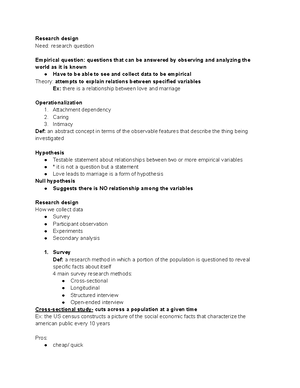 Chapter 5 - Types of surveys/ bias/non-bias data - Interviews ...