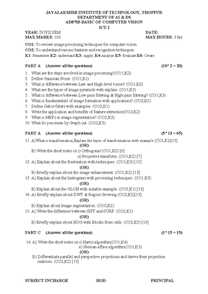 Shapes AND Regions - notes - SHAPES AND REGIONS Binary shape analysis ...
