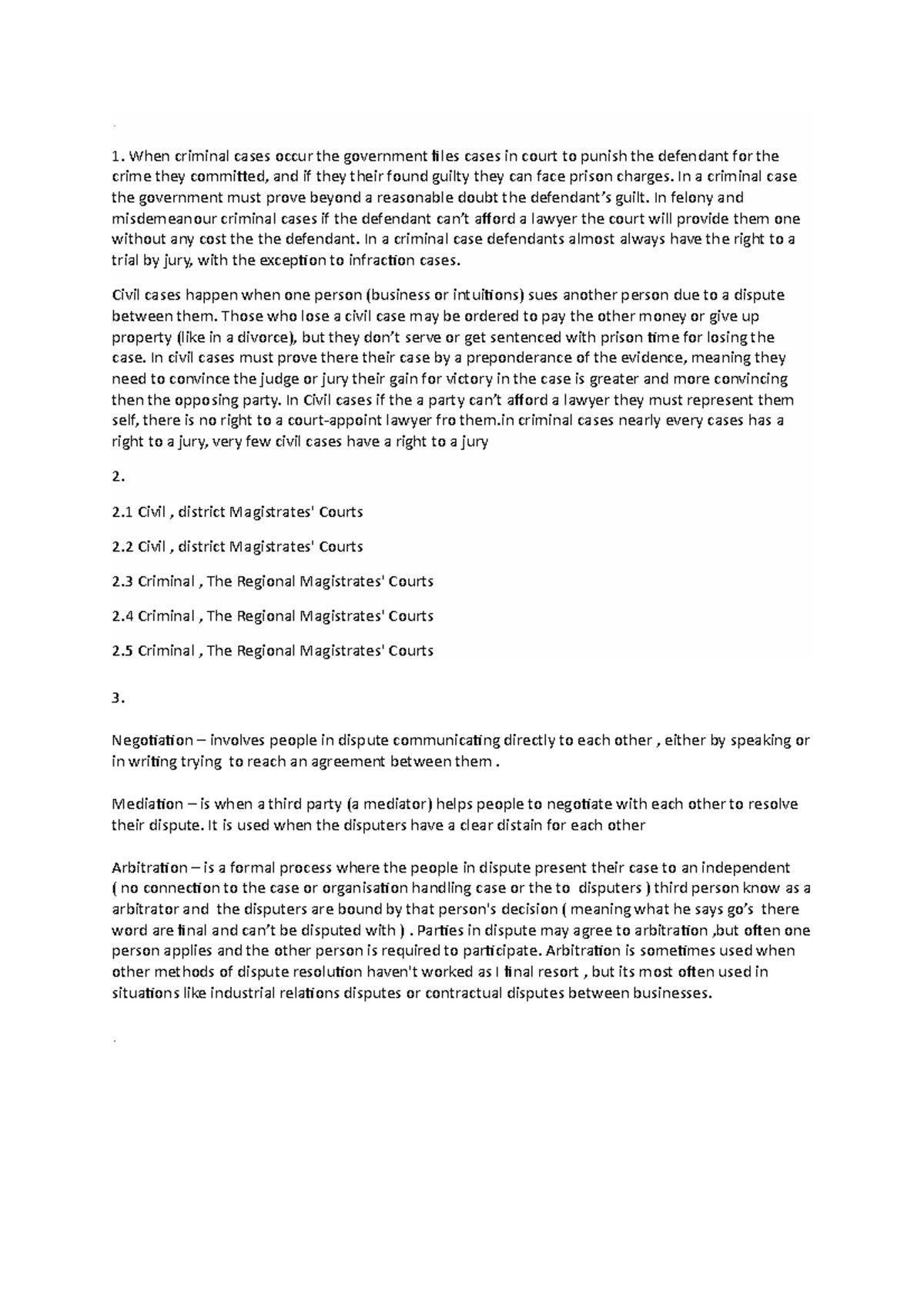 Assinment 2 sdj fin - llllllllllll - . When criminal cases occur the ...