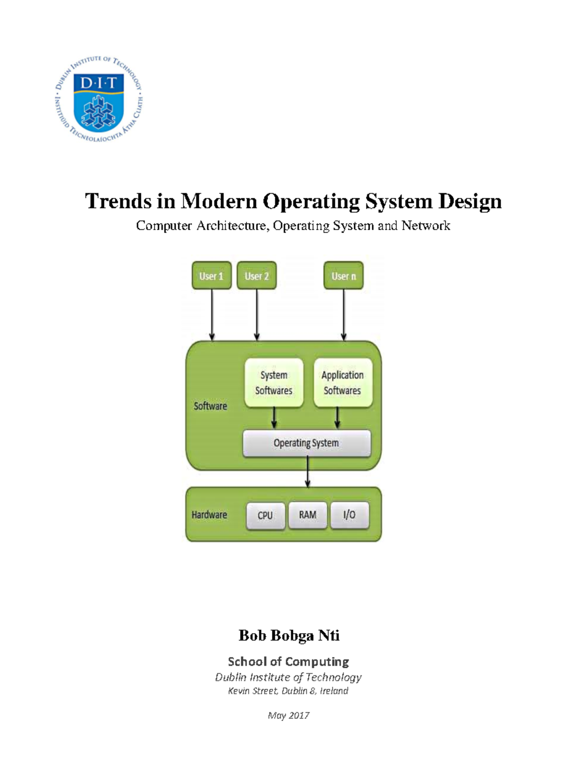 Trends In Modern Operating System Design - Trends In Modern Operating