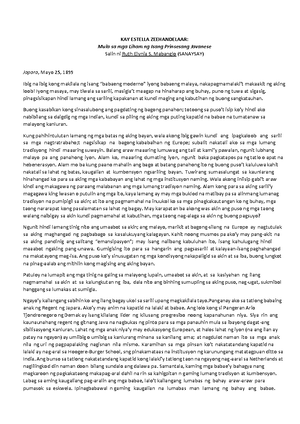 [Solved] Maghanap ng abstrak ng isang pananaliksik na napapatungkol sa ...