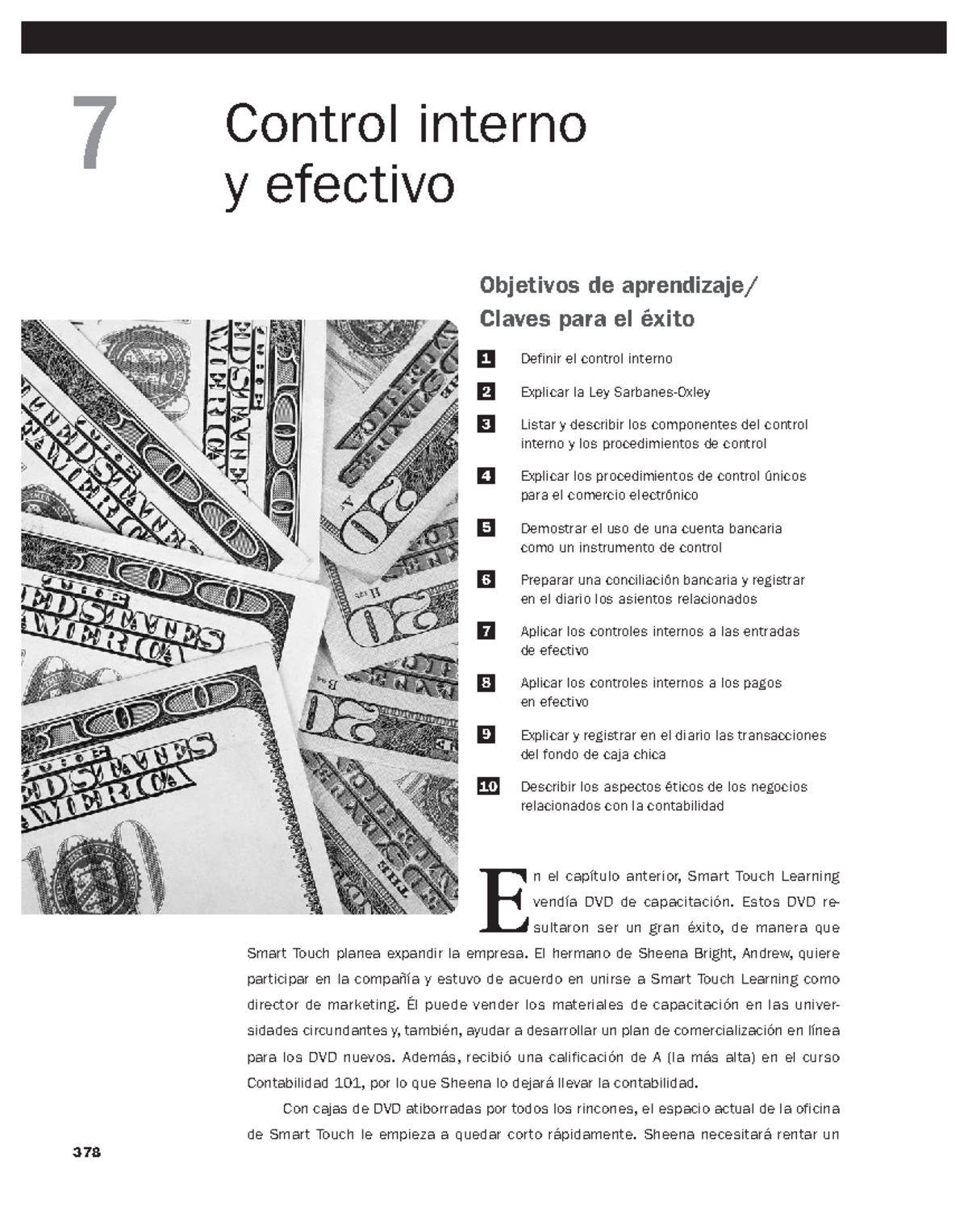 Capitulo 7 - Apuntes sobre el capítulo 7 de contabilidad 2 - 7 Control ...