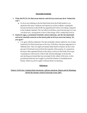 Creating Black Americans Chpter 5 Questions - Chapter 5 Review ...
