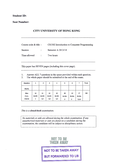 Introduction to Computer Programming - CS1302 - CityU - Studocu